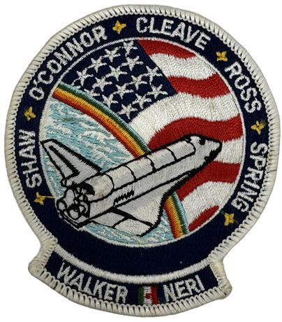 Rust Belt Revival Online Auctions - Vintage NASA Space Shuttle Atlantis STS-61b Patch