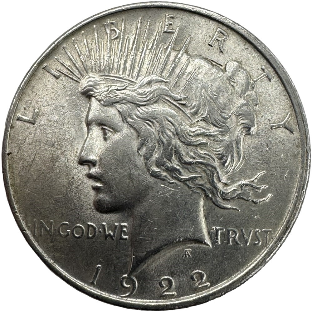 Rust Belt Revival Online Auctions - 1922 US Peace Silver One Dollar Coin