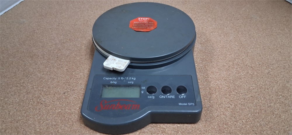 Rust Belt Revival Online Auctions - Sunbeam Digital Electronic Postal Scale