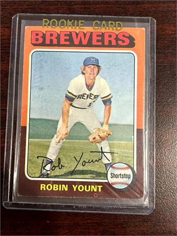 Rust Belt Revival Online Auctions - 1975 Topps Robin Yount Rookie