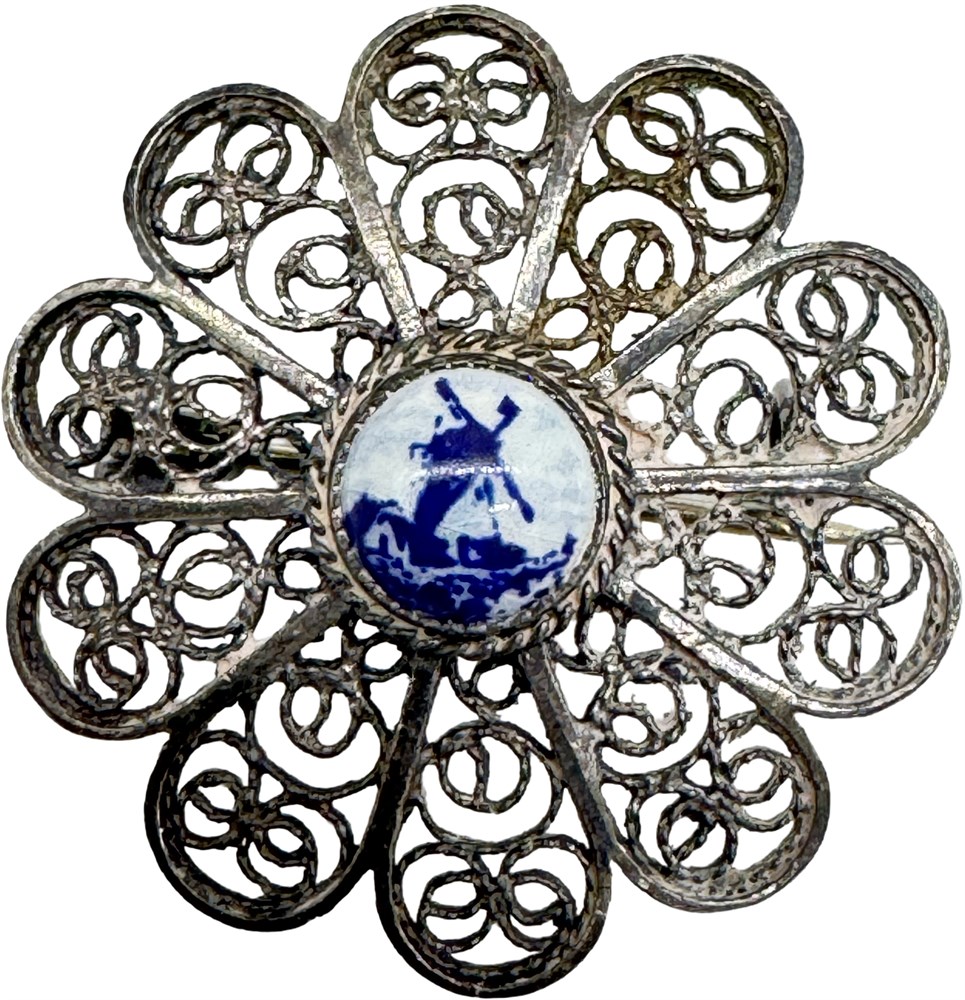 Rust Belt Revival Online Auctions - Vintage Delph Holland Hand Painted ...