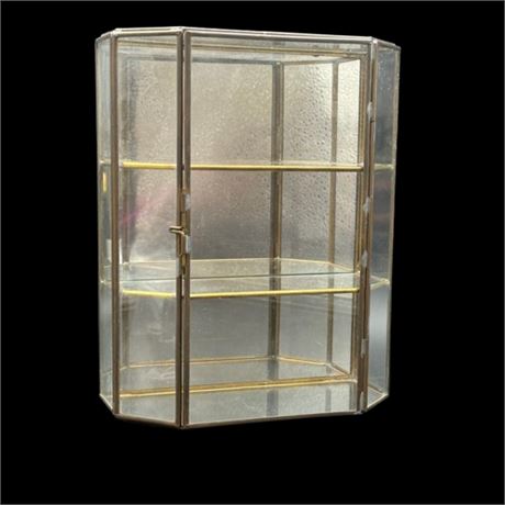 Rust Belt Revival Online Auctions - Vintage Glass Small Mirrored Curio ...