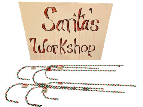 Rust Belt Revival Online Auctions - "Santa's Workshop" Canvas and Candy ...