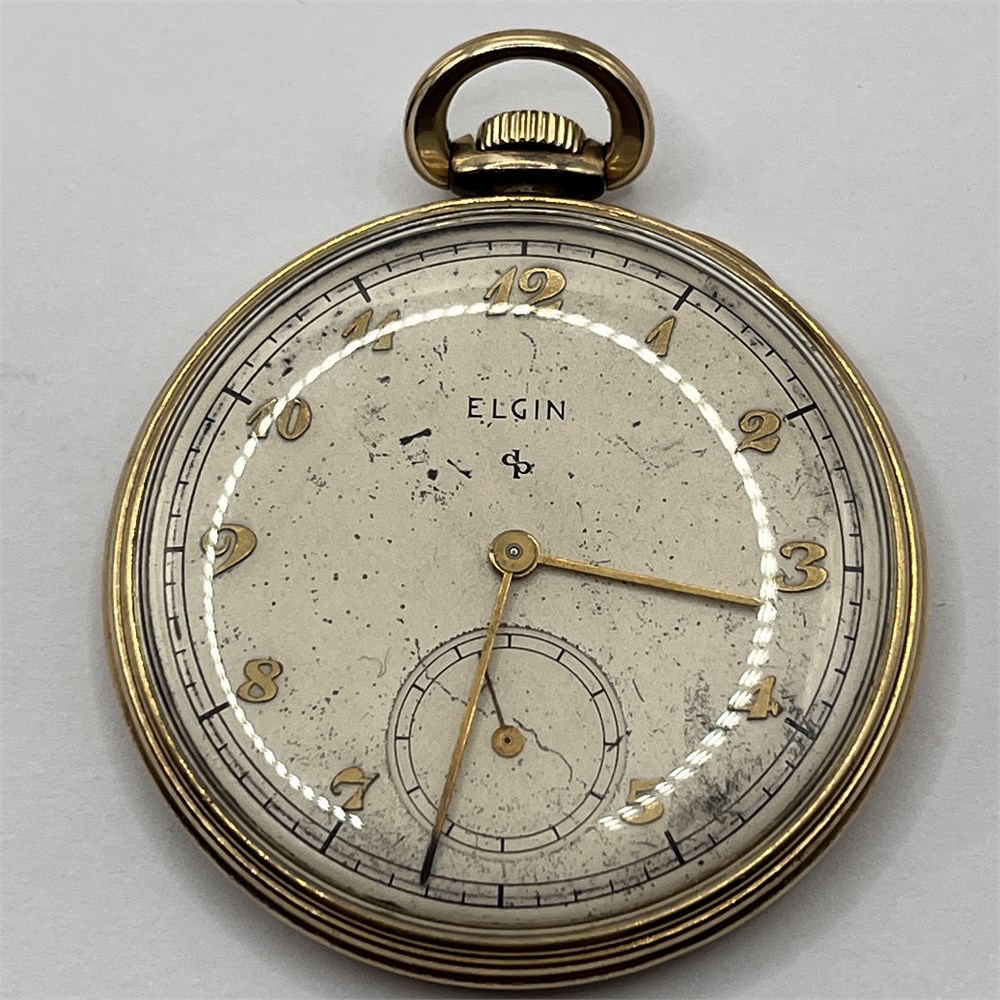 Rust Belt Revival Online Auctions - Working Elgin S16 15 Jewel 10K Gold Filled Pocket Watch