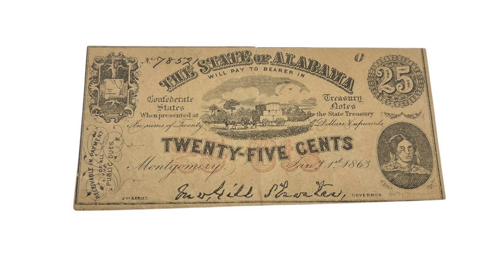 Rust Belt Revival Online Auctions - Confederate States of America 25 ...