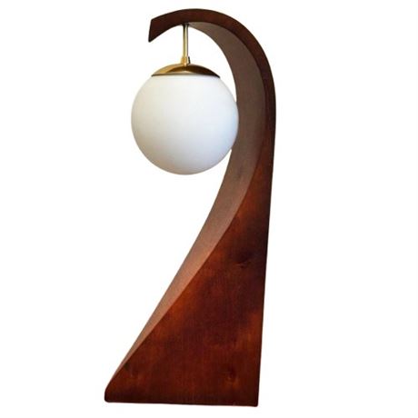 Rust Belt Revival Online Auctions - MCM Modeline Wave Table Lamp