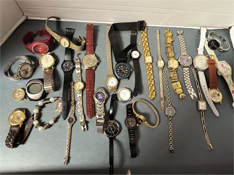 Rust Belt Revival Online Auctions - Lot Of Various Watches