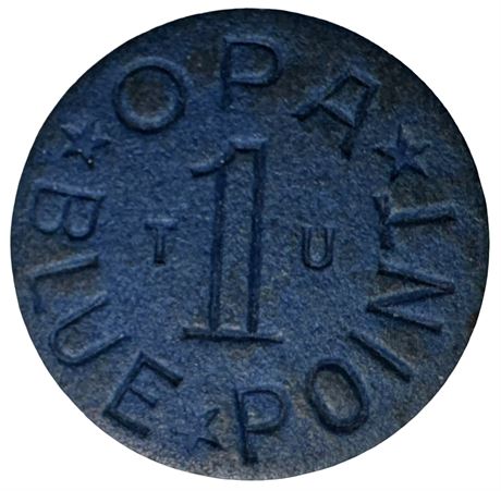 Rust Belt Revival Online Auctions - WW2 1940’s OPA “TU” Blue Point War ...