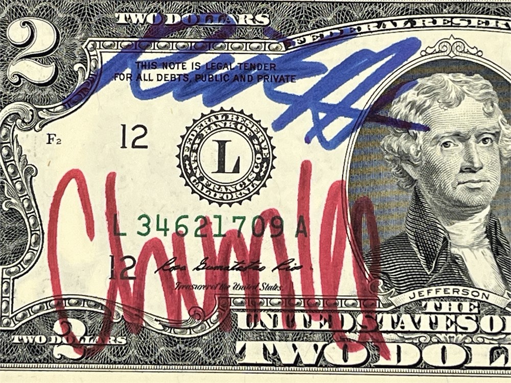 Rust Belt Revival Online Auctions - Autographed Pawn Stars $2 Bill ...