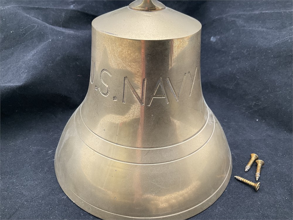 Rust Belt Revival Online Auctions - Heavy Brass Navy Bell