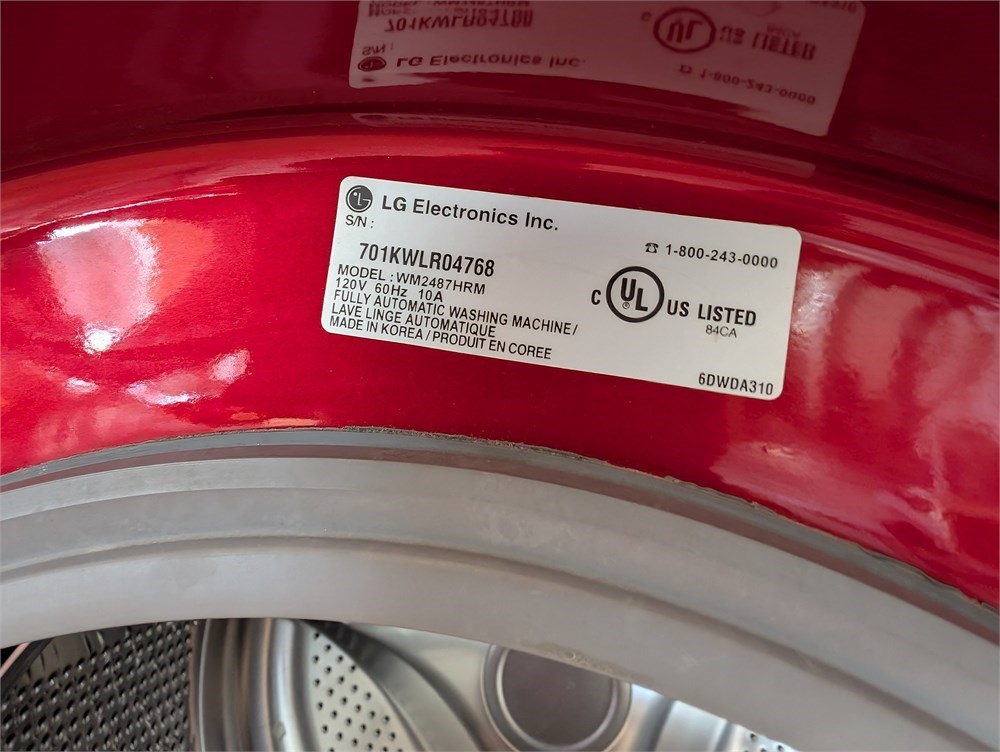 Rust Belt Revival Online Auctions - LG Tromm Steam Washing Machine