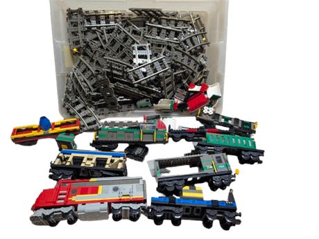 Rust Belt Revival Online Auctions - Tote of LEGO Trains and Tracks ...