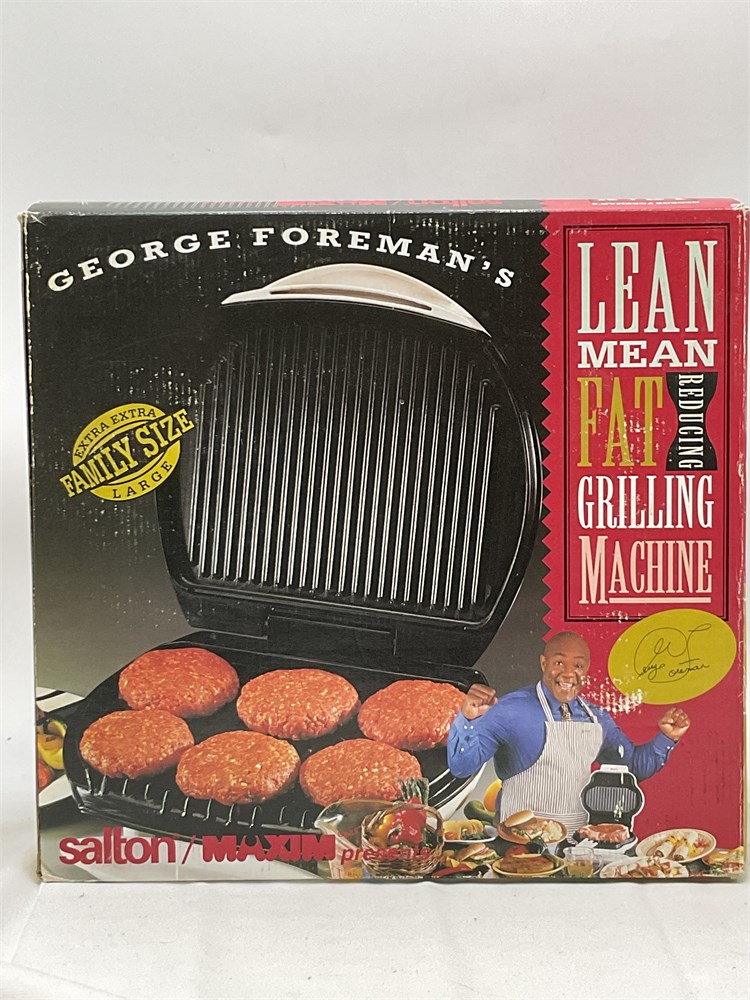 Rust Belt Revival Online Auctions - GEORGE FOREMAN’S EXTRA “FAMILY SIZE ...
