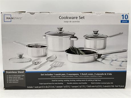Rust Belt Revival Online Auctions - 10-piece Cookware Set