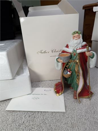 Rust Belt Revival Online Auctions - Vintage Father Christmas By Lenox ...