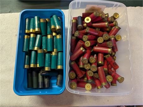 Rust Belt Revival Online Auctions - 2 Totes of Assorted 12 Guage Shells