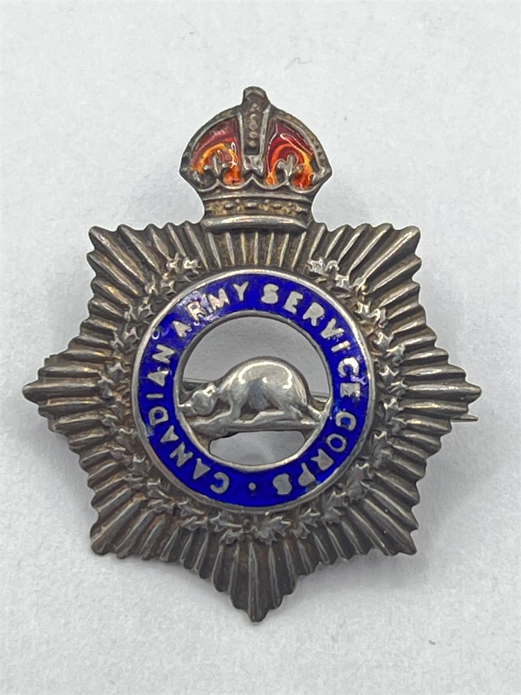 Rust Belt Revival Online Auctions - Sterling Silver WW2 Canadian Army ...