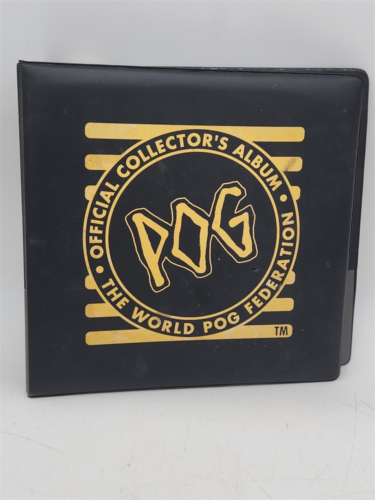 Rust Belt Revival Online Auctions - Pogs Collectors Book with Pogs