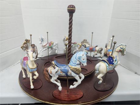 Rust Belt Revival Online Auctions - Franklin Mint Treasury Of Carousel ...