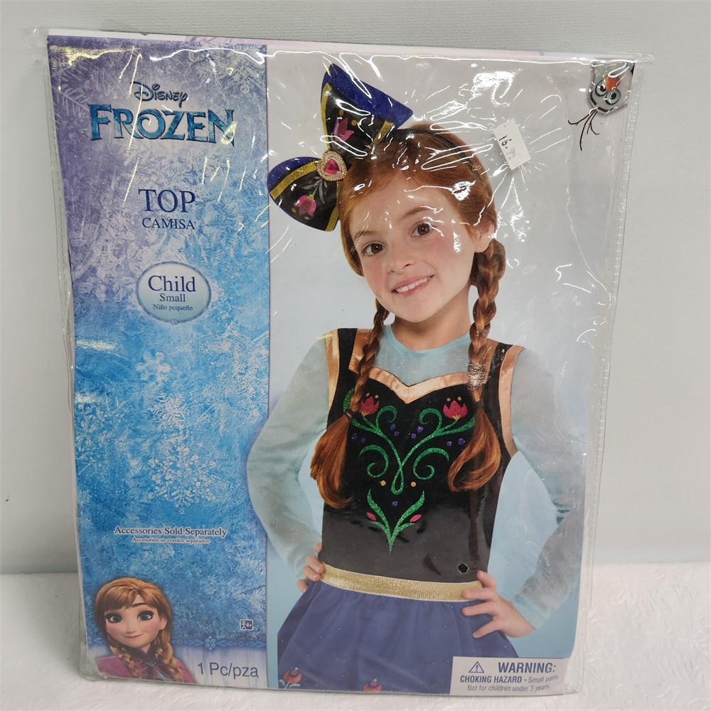 Rust Belt Revival Online Auctions - Disney's Frozen Anna top, size Small