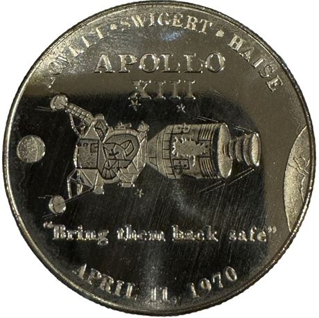 Rust Belt Revival Online Auctions - 1970 NASA Apollo XIII Commemorative ...