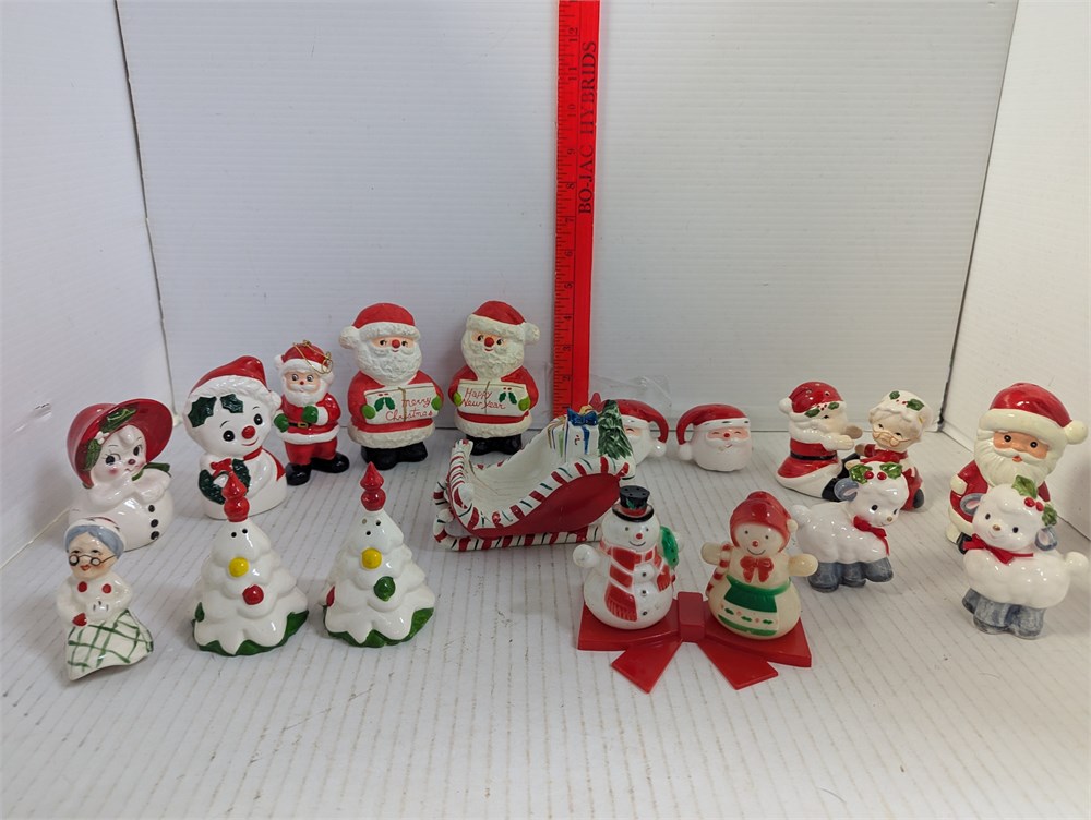 Rust Belt Revival Online Auctions - Salt & Pepper Shakers & Christmas ...