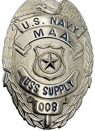 Rust Belt Revival Online Auctions - Vintage US Navy USS Supply MAA ...