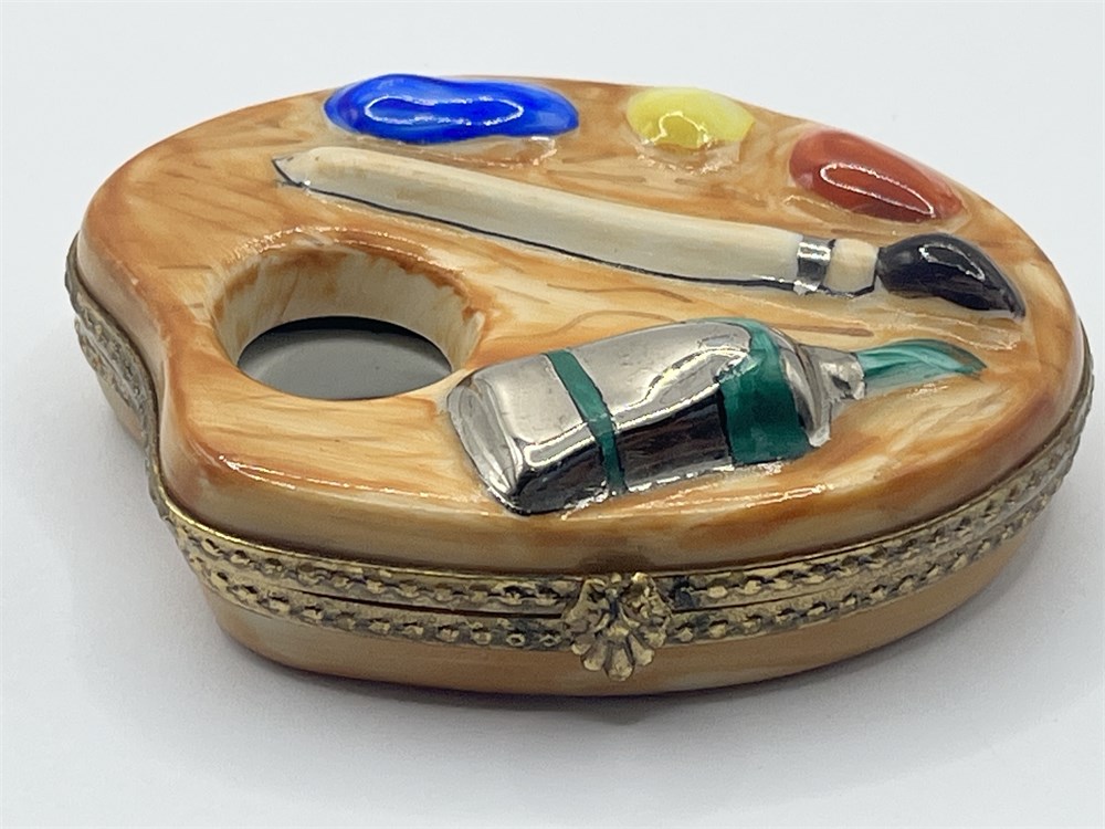 Rust Belt Revival Online Auctions - Rare Limoges Porcelain Palette ...