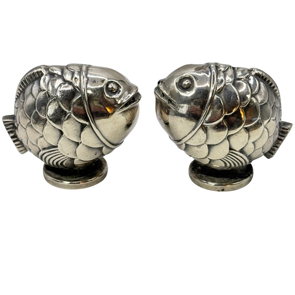 Rust Belt Revival Online Auctions - Danish Sterling Silver Fish Salt ...