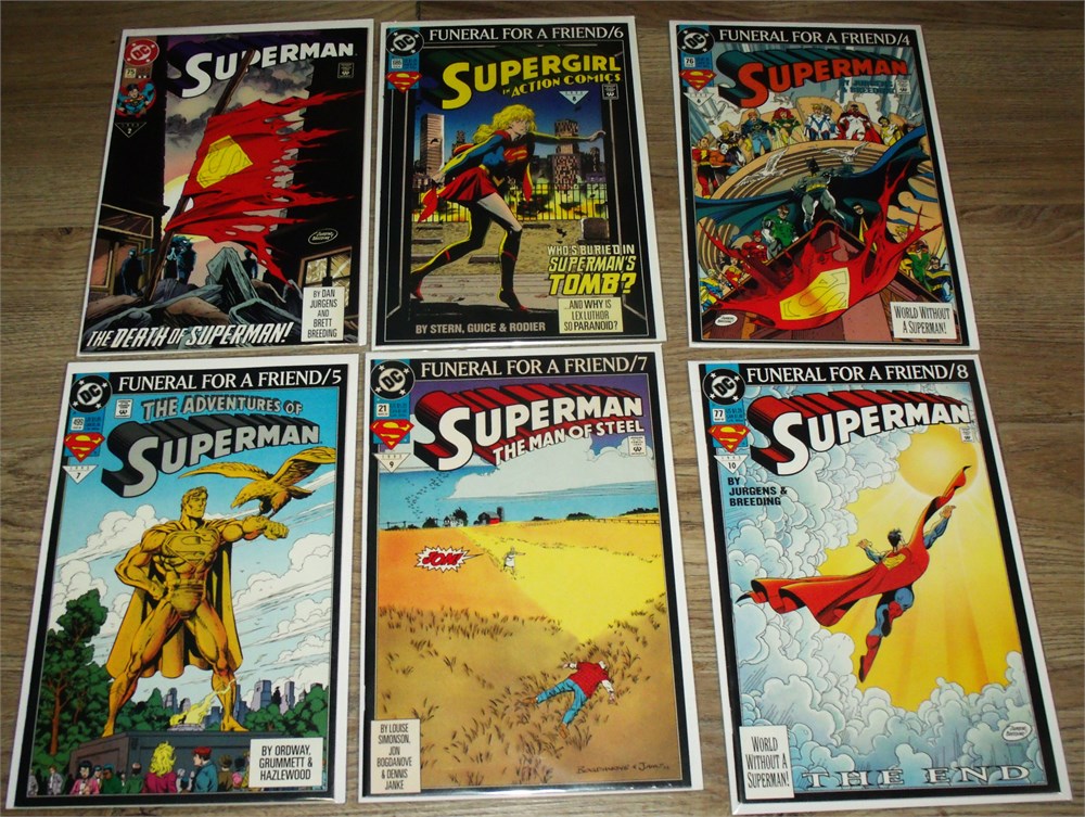 Rust Belt Revival Online Auctions - SUPERMAN & Supergirl comic books