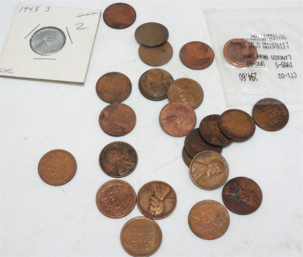 Rust Belt Revival Online Auctions - Wheat & Steel pennies