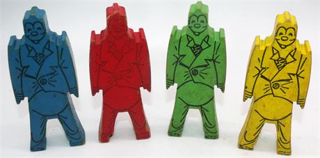 Rust Belt Revival Online Auctions - BILL DING Clowns wood blocks Bill DIng