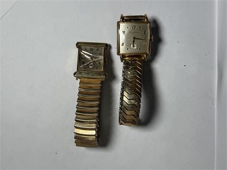 Rust Belt Revival Online Auctions - Bulova and Benros (Gold) watches