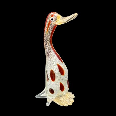 Rust Belt Revival Online Auctions - Murano Art Glass Duck Figurine