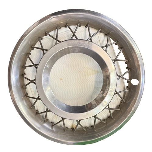 Rust Belt Revival Online Auctions - Wire Wheel Hub Cap Wheel Covers ...