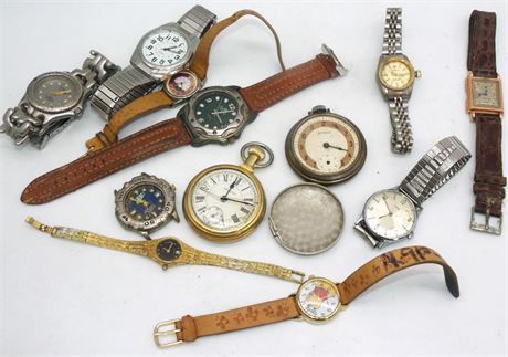 Rust Belt Revival Online Auctions - Wrist Pocket Watches lot