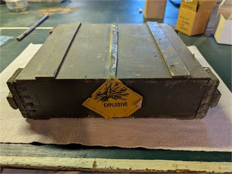 Rust Belt Revival Online Auctions - Sealed Ammunition Crate