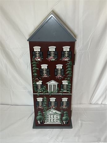 Rust Belt Revival Online Auctions - Tall decorative wooden curio box