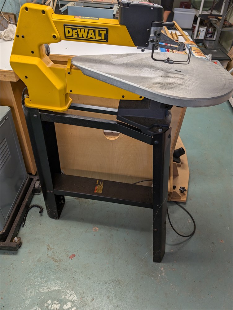 Rust Belt Revival Online Auctions - DeWalt Scroll Saw on Stand