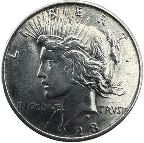 Rust Belt Revival Online Auctions - 1923 US Peace Silver Dollar Coin