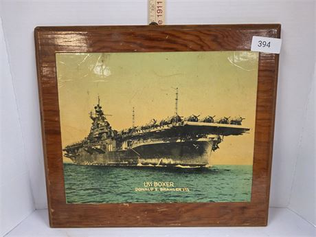 Rust Belt Revival Online Auctions - U.S.S. Boxer Aircraft Carrier Aqua ...