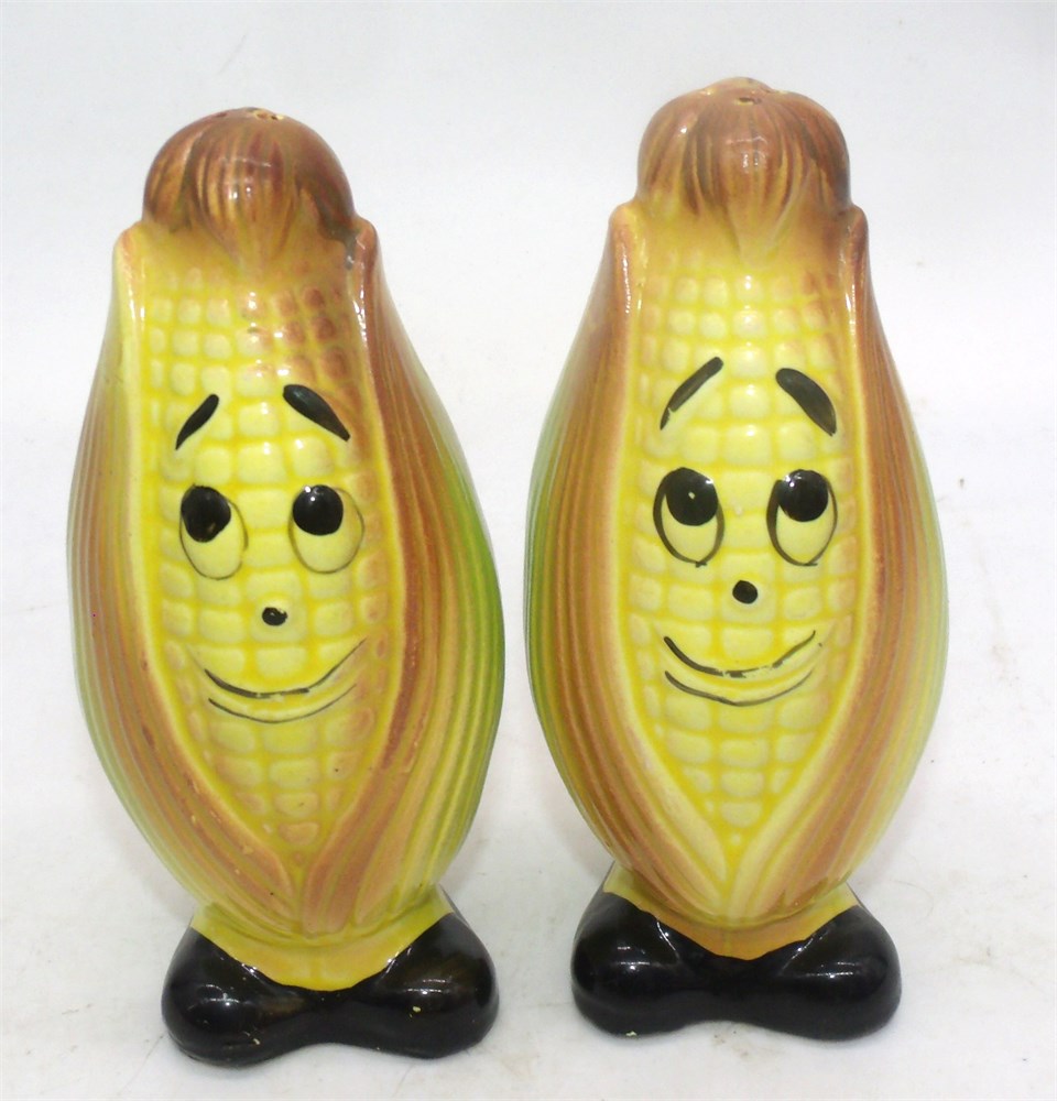 Rust Belt Revival Online Auctions - Tall Corn salt pepper Smiling face