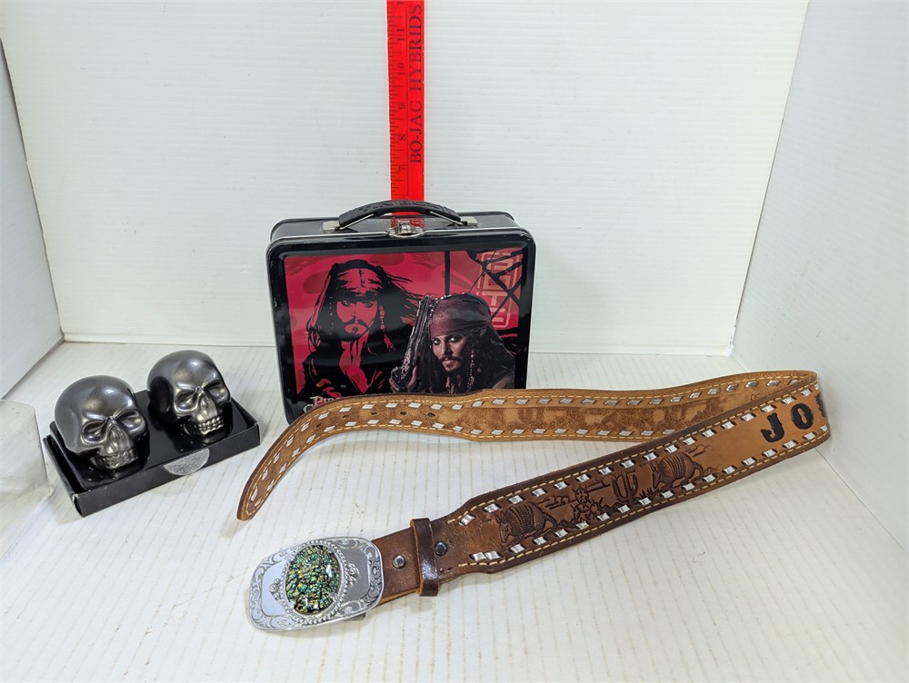 Rust Belt Revival Online Auctions - Belt, salt and pepper, Pirates of ...