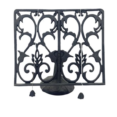 Rust Belt Revival Online Auctions - Ornate Metal Recipe Easel with ...