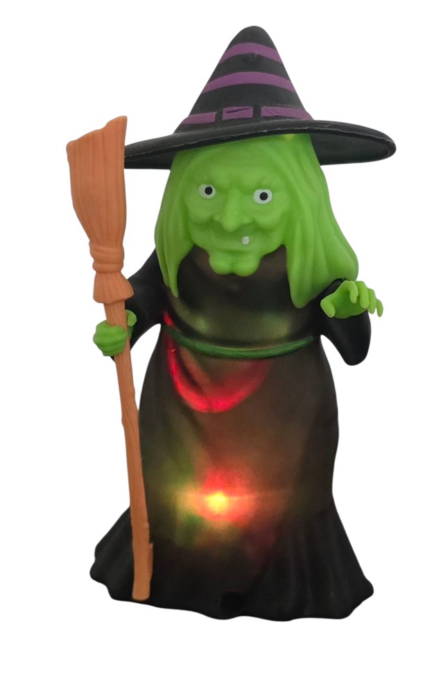 Rust Belt Revival Online Auctions - Cackling Witch figure with multi ...