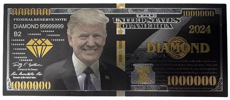 Rust Belt Revival Online Auctions - 2024 Donald Trump “Diamond” Gold ...