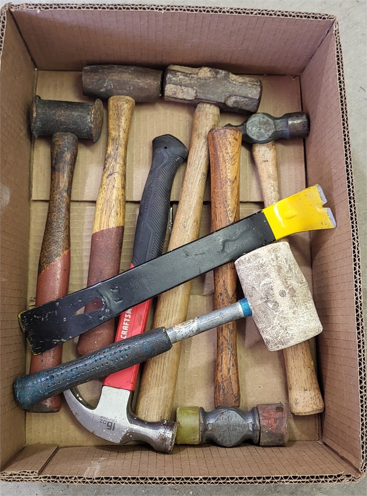 Rust Belt Revival Online Auctions - Brass, Ball Peen, Sledge, Claw ...