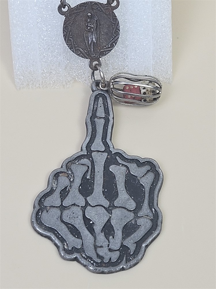 Rust Belt Revival Online Auctions - Jelly Roll Middle Finger Skeleton w ...