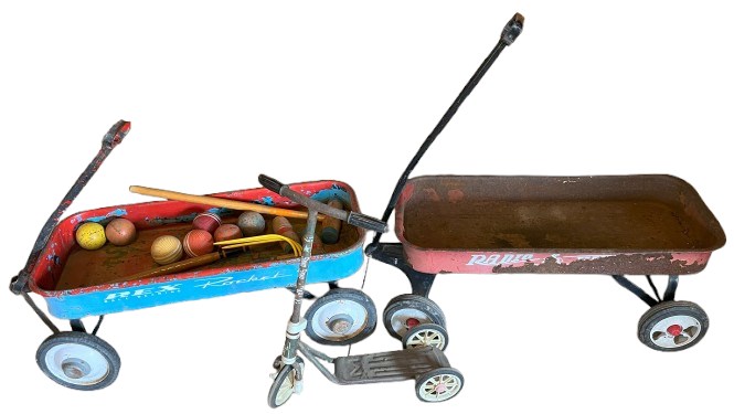 Rust Belt Revival Online Auctions - Vintage Radio Flyer & Rex Rocket ...