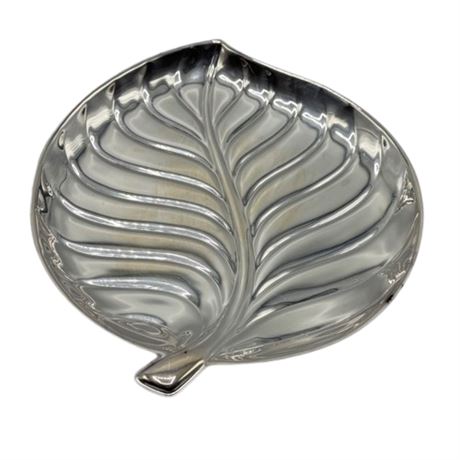 Rust Belt Revival Online Auctions - Vintage Silverplate Leaf Serving Dish